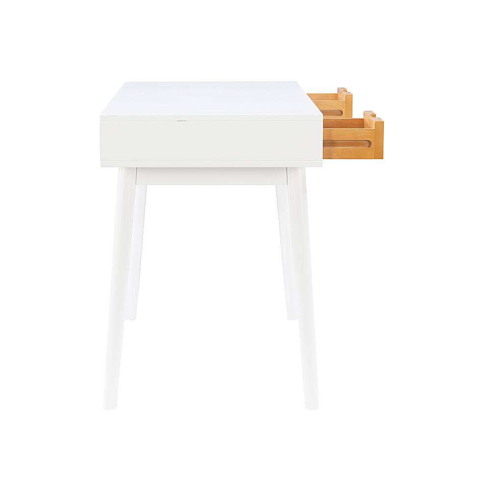 Linon Home Décor Pollard Two-Drawer Writing Desk White BSTB162 - Best Buy