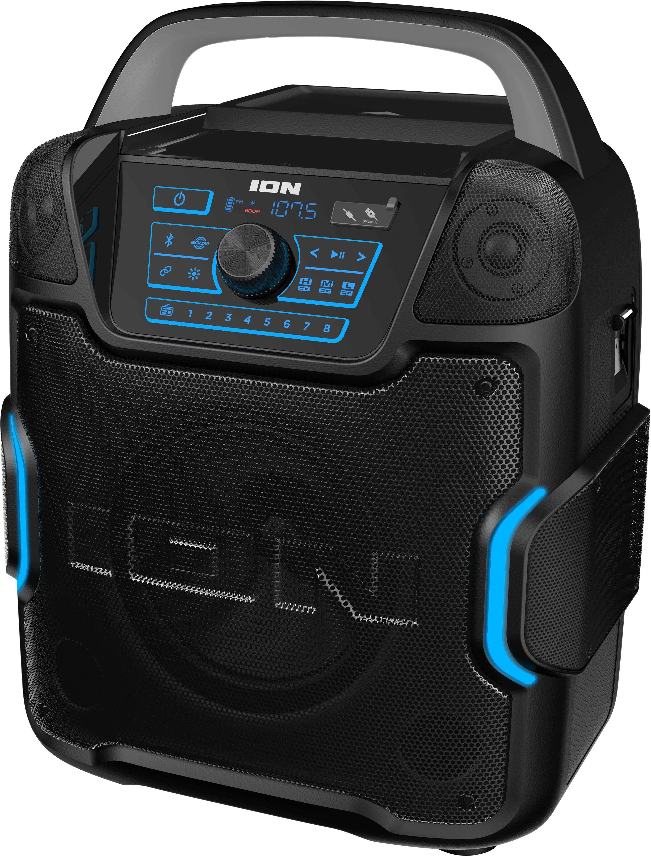 ION Audio Sport 320° 200W Portable Bluetooth Battery Powered All ...