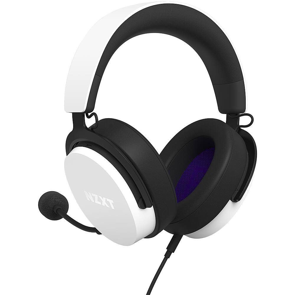 NZXT Relay Wired Gaming Headset for PC White AP-WCB40-W2 - Open Box ...
