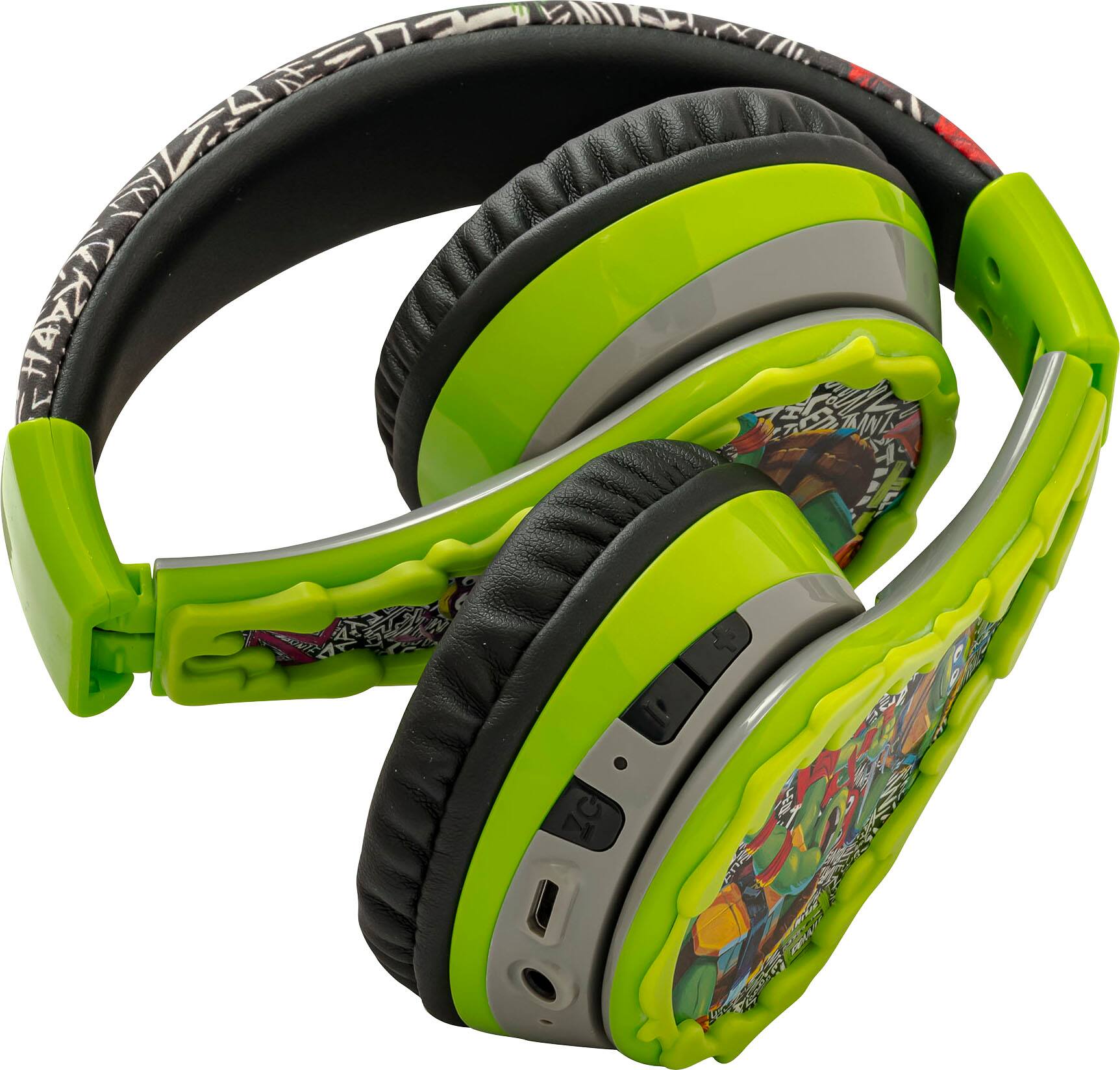 eKids Teenage Mutant Ninja Turtles Wireless Over the Ear Headphones ...