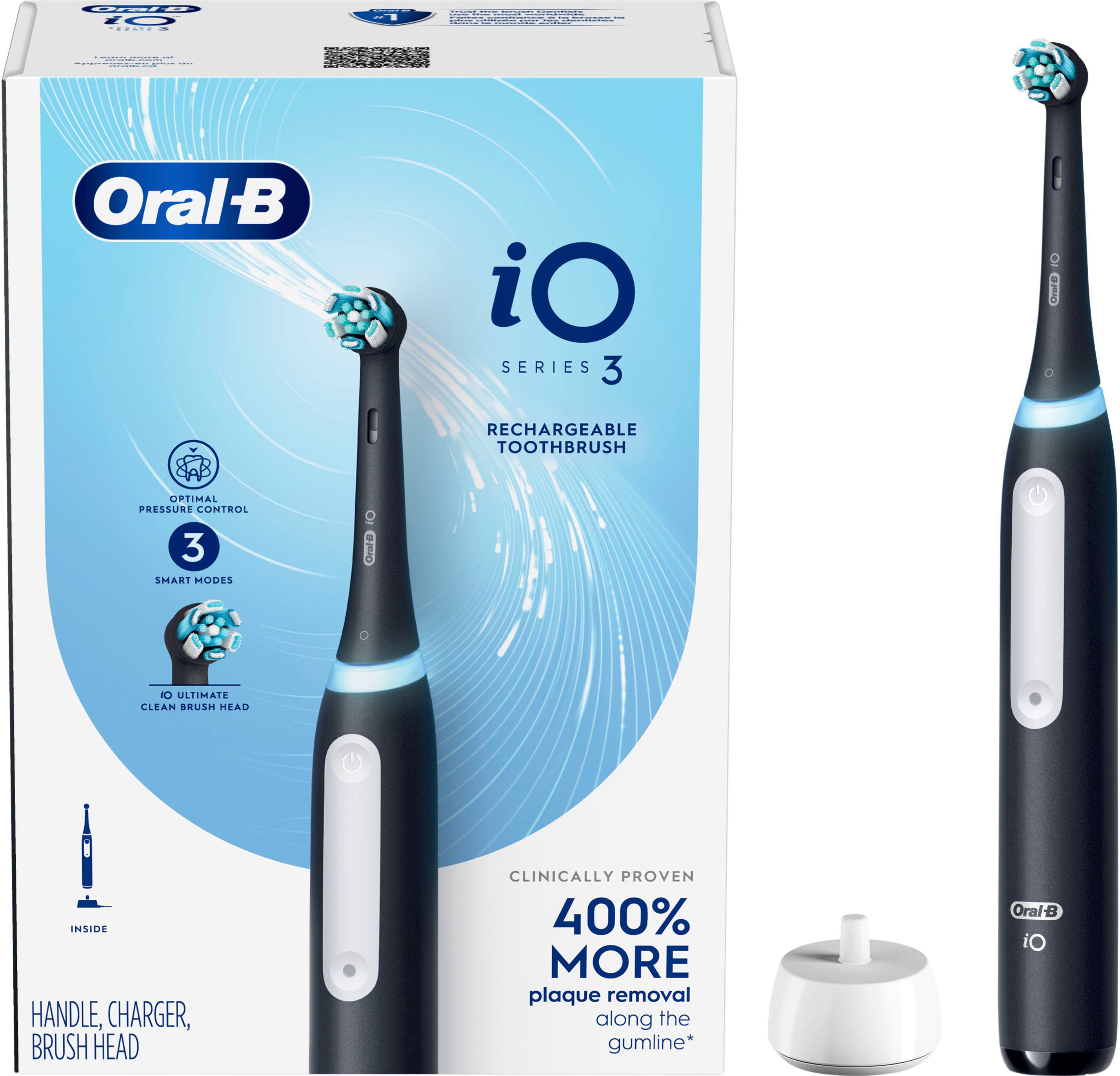 Oral B iO Series 3 Electric Toothbrush with (1) Brush Head Black iO3 ...