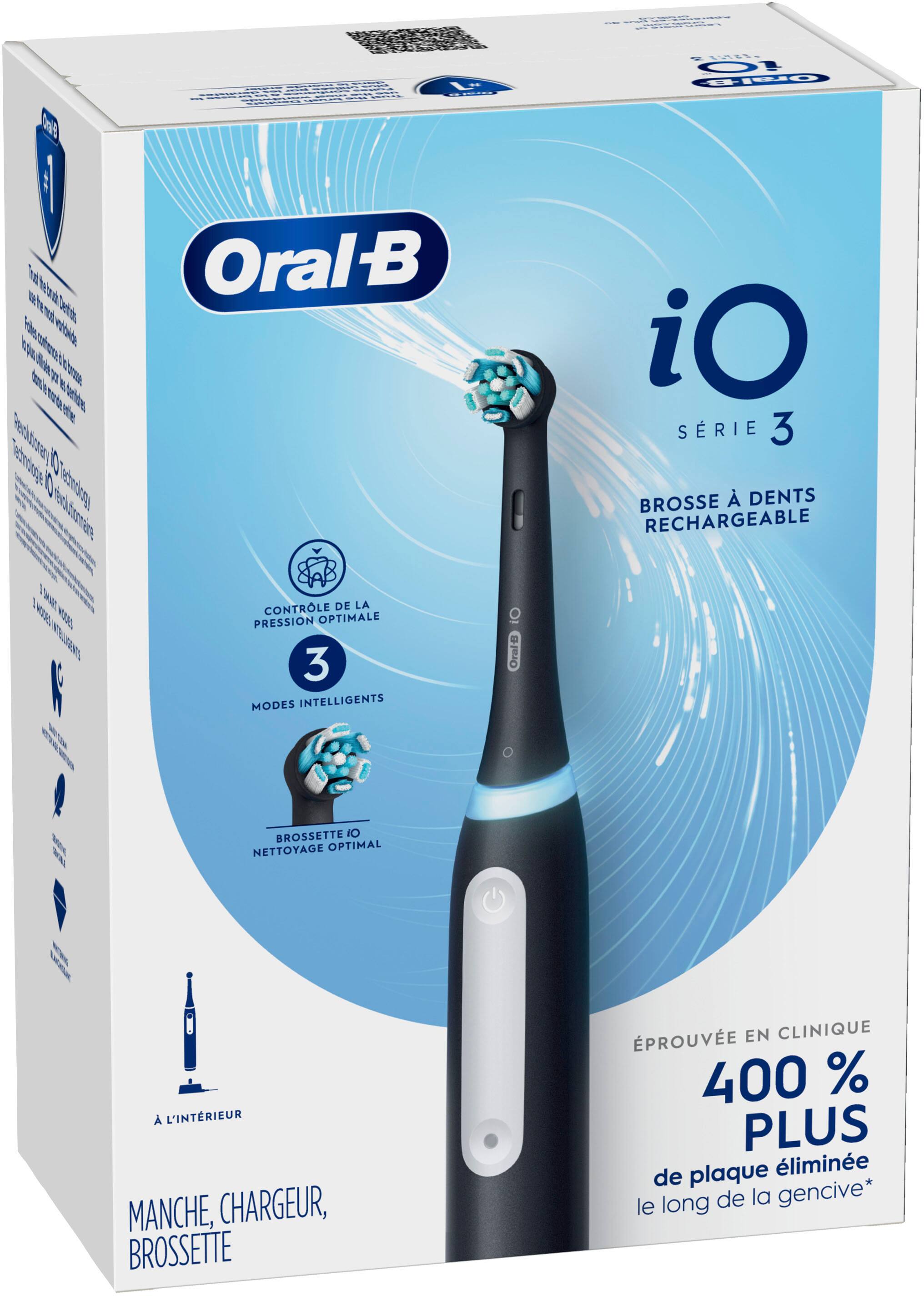Oral B iO Series 3 Electric Toothbrush with (1) Brush Head Black iO3 ...
