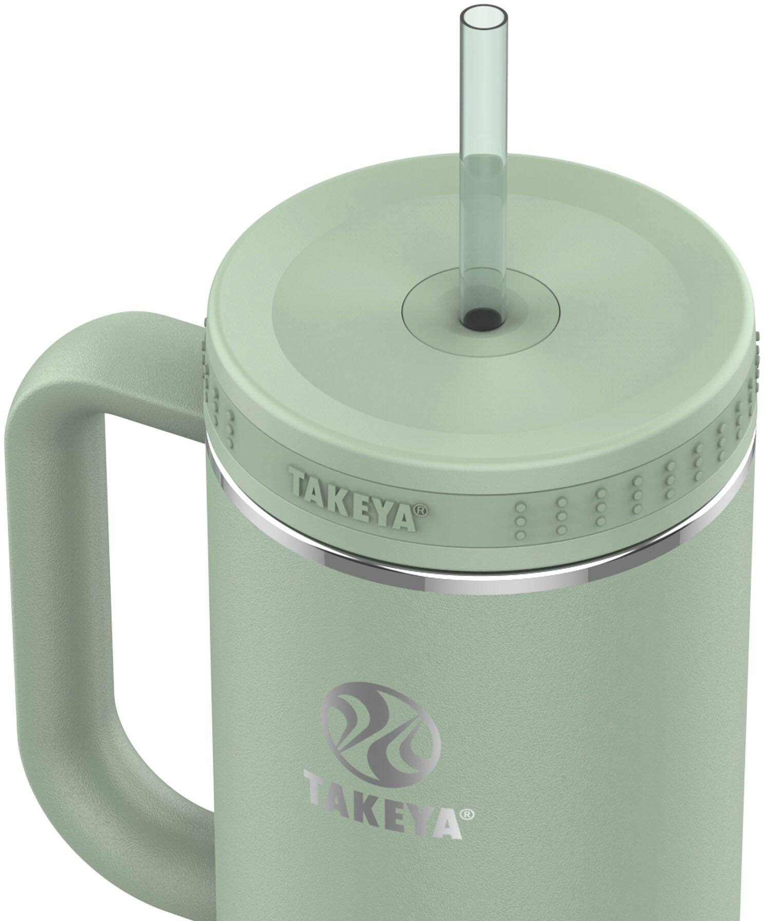 Takeya 40 oz. Straw Tumbler with Handle Matcha 52483 - Best Buy