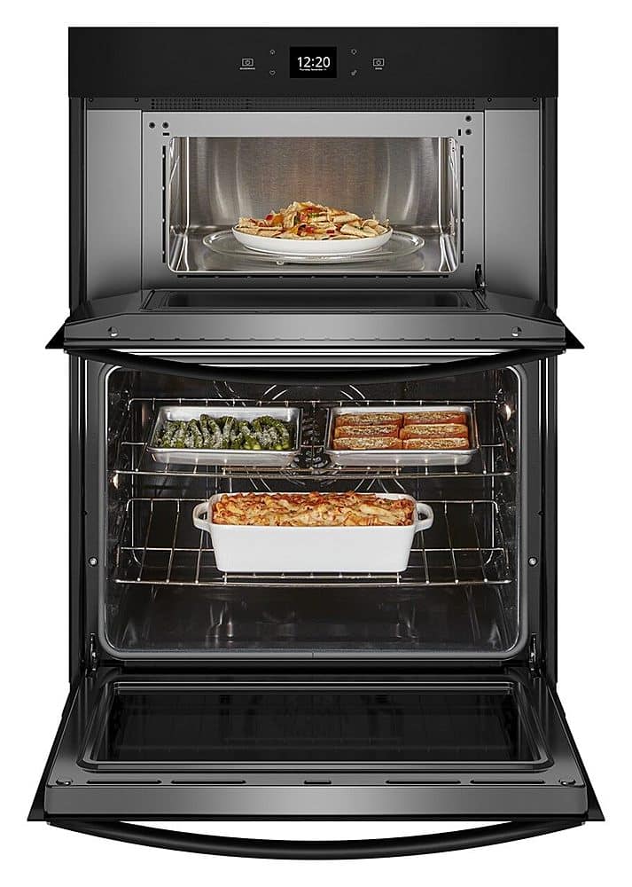 Customer Reviews: Whirlpool 27" Smart Built-In Electric Combination Wall Oven with Air Fry Black ...