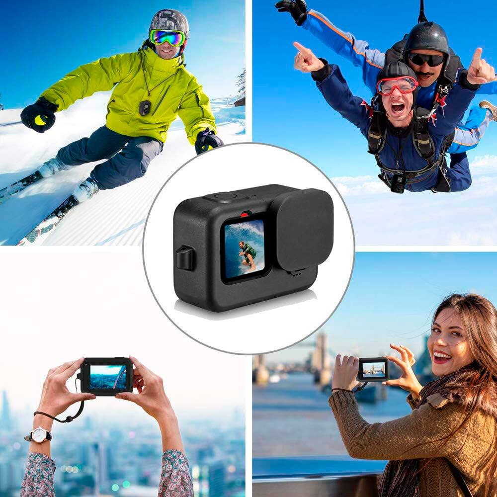 Digipower Silicone Sleeve Case for Gopro Hero12 / Hero11 / Hero10 ...
