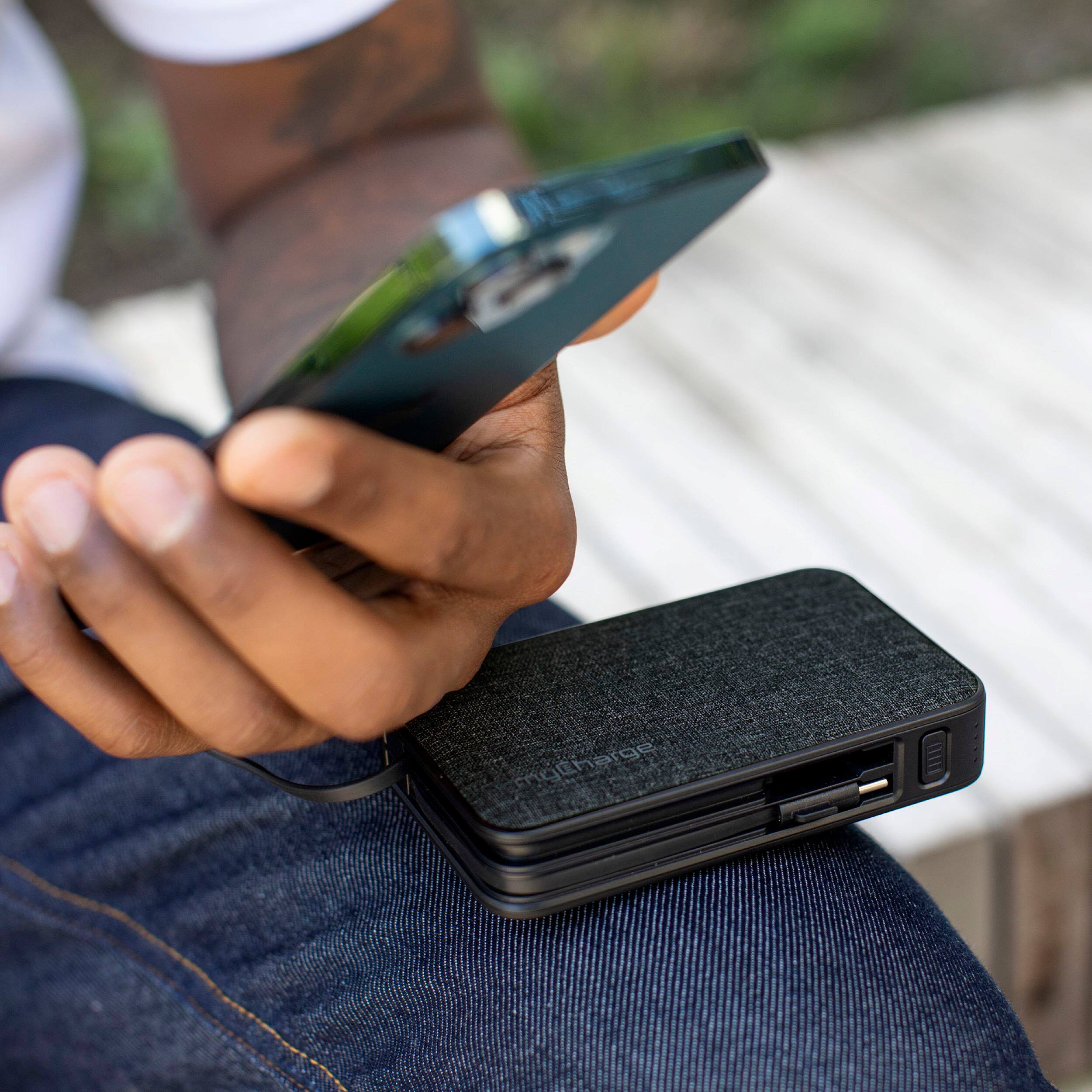 myCharge POWERHUB ULTRA 10,000mAh Everything Built In Portable Charge ...