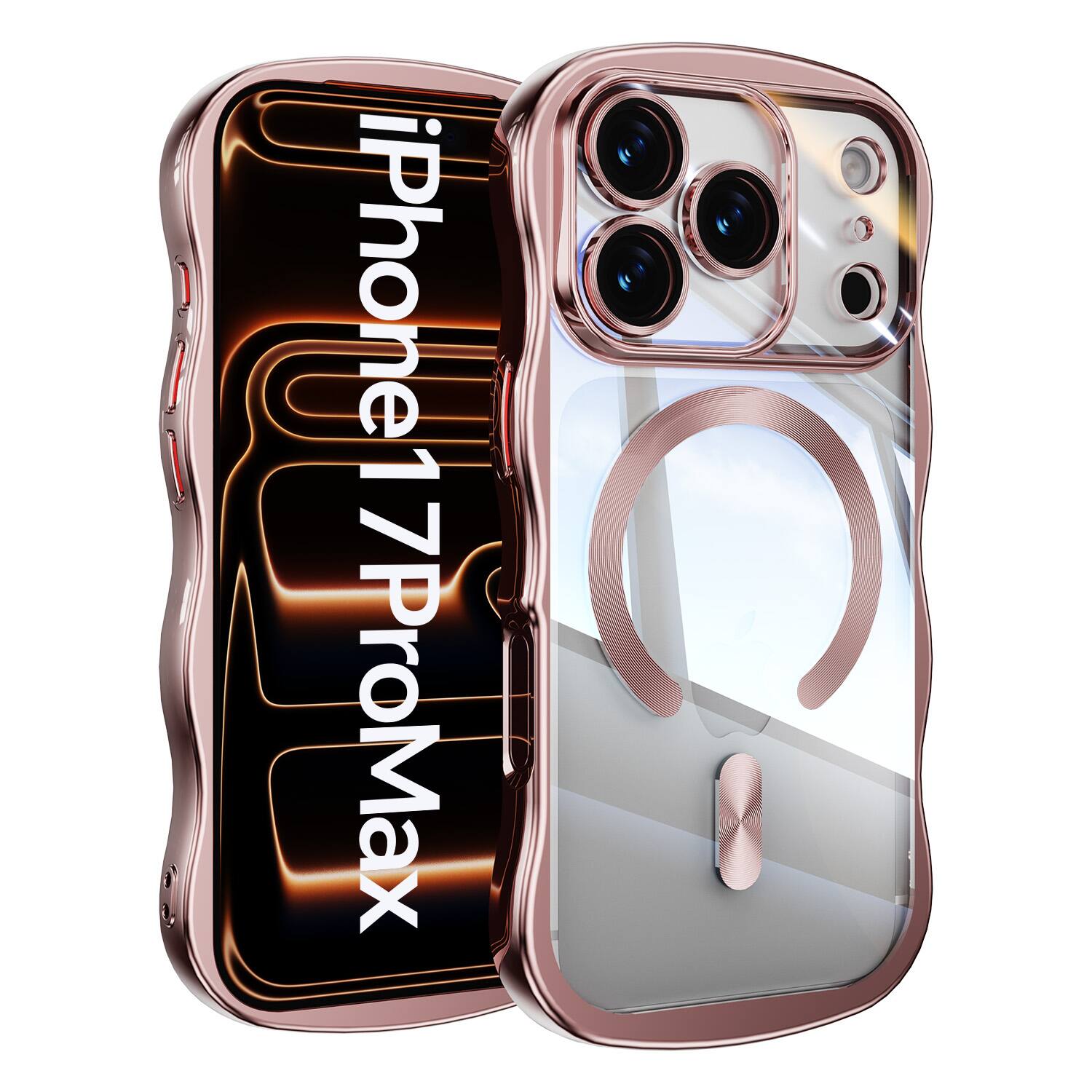 Dteck Magnetic Case For iPhone 17 Pro Max With Built in Lens Protector ...