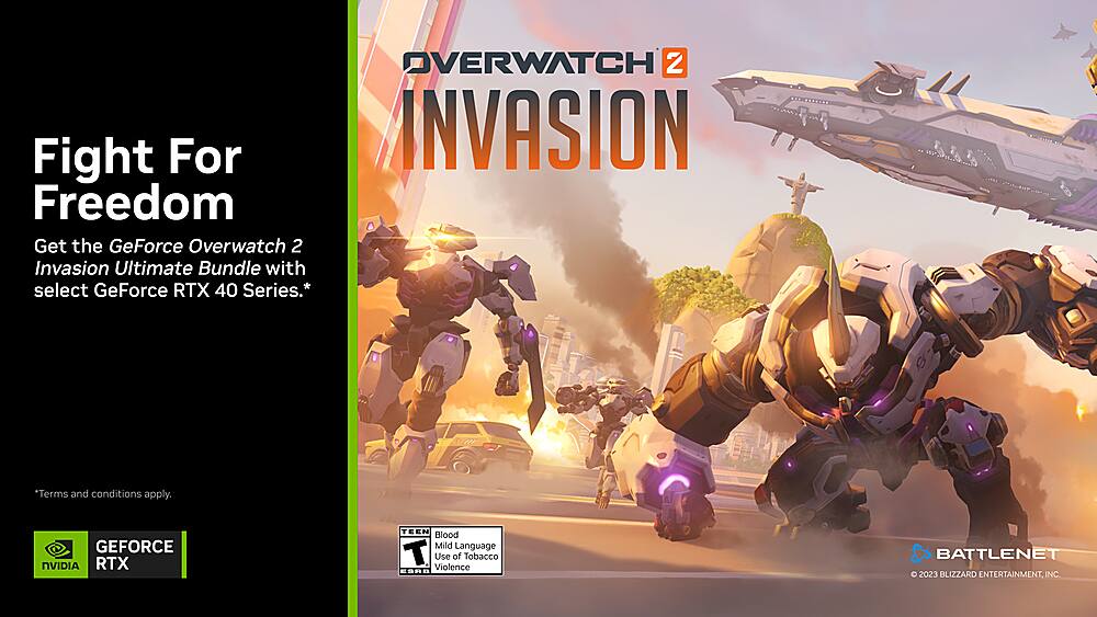 Overwatch 2 Ultimate Invasion Bundle with Select GeForce RTX 40 Series ...