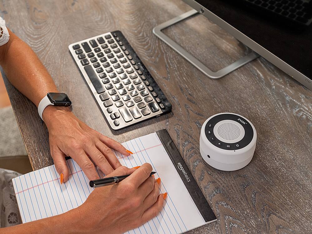 Best Buy: ZVOX AV70 Portable Bluetooth Accuvoice Speaker White AV70WHT