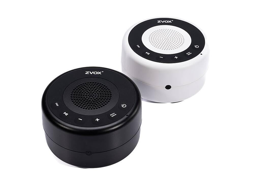 Best Buy: ZVOX AV70 Portable Bluetooth Accuvoice Speaker White AV70WHT