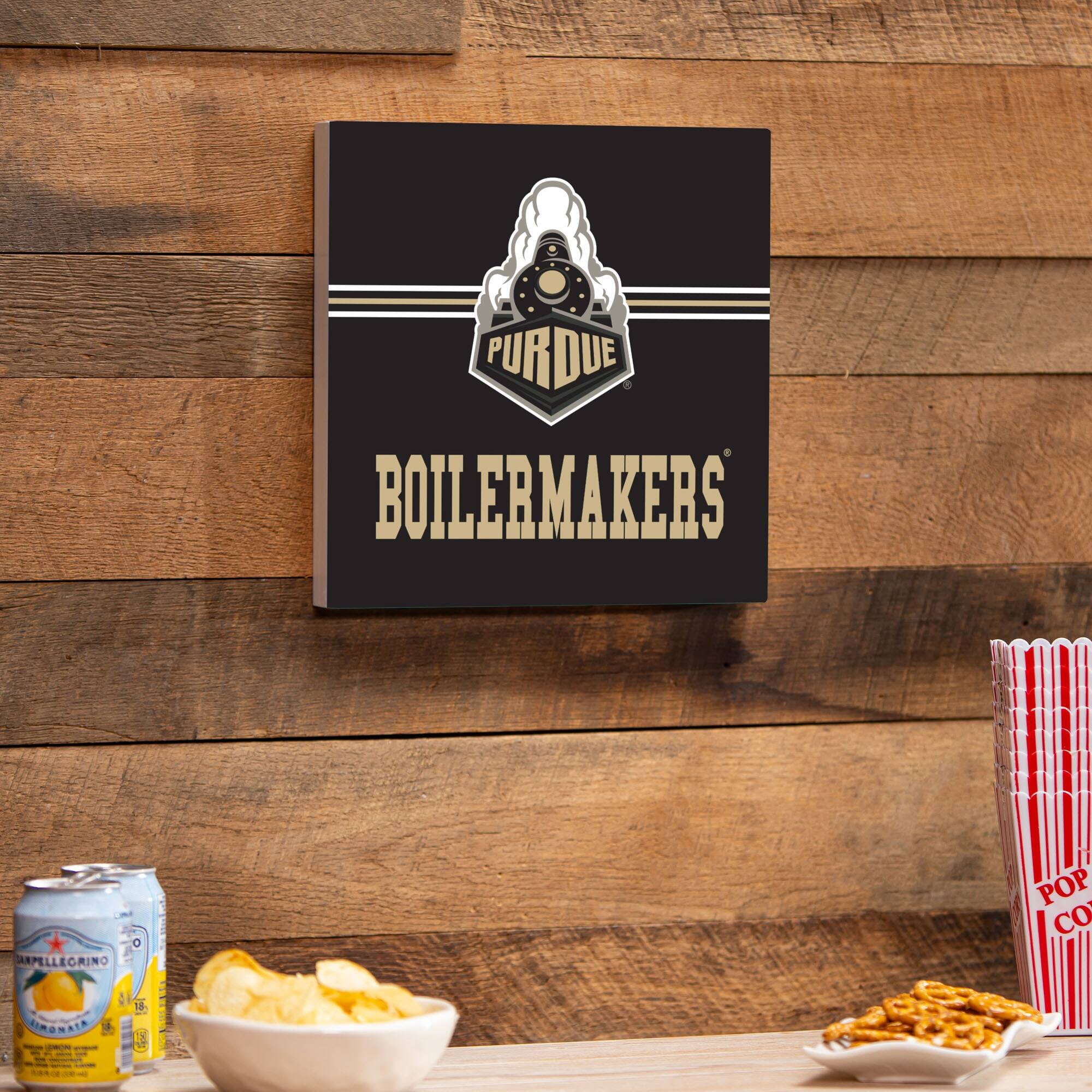 Evergreen Enterprises Purdue Boilermakers 12" x 12" Wood Wall Sign ...