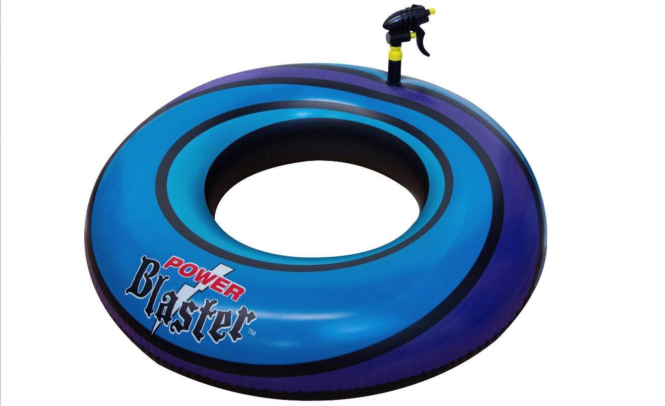 Swim Central 42" and Purple Inflatable Power Blaster Swimming Pool Inner Tube Blue 32551697 ...