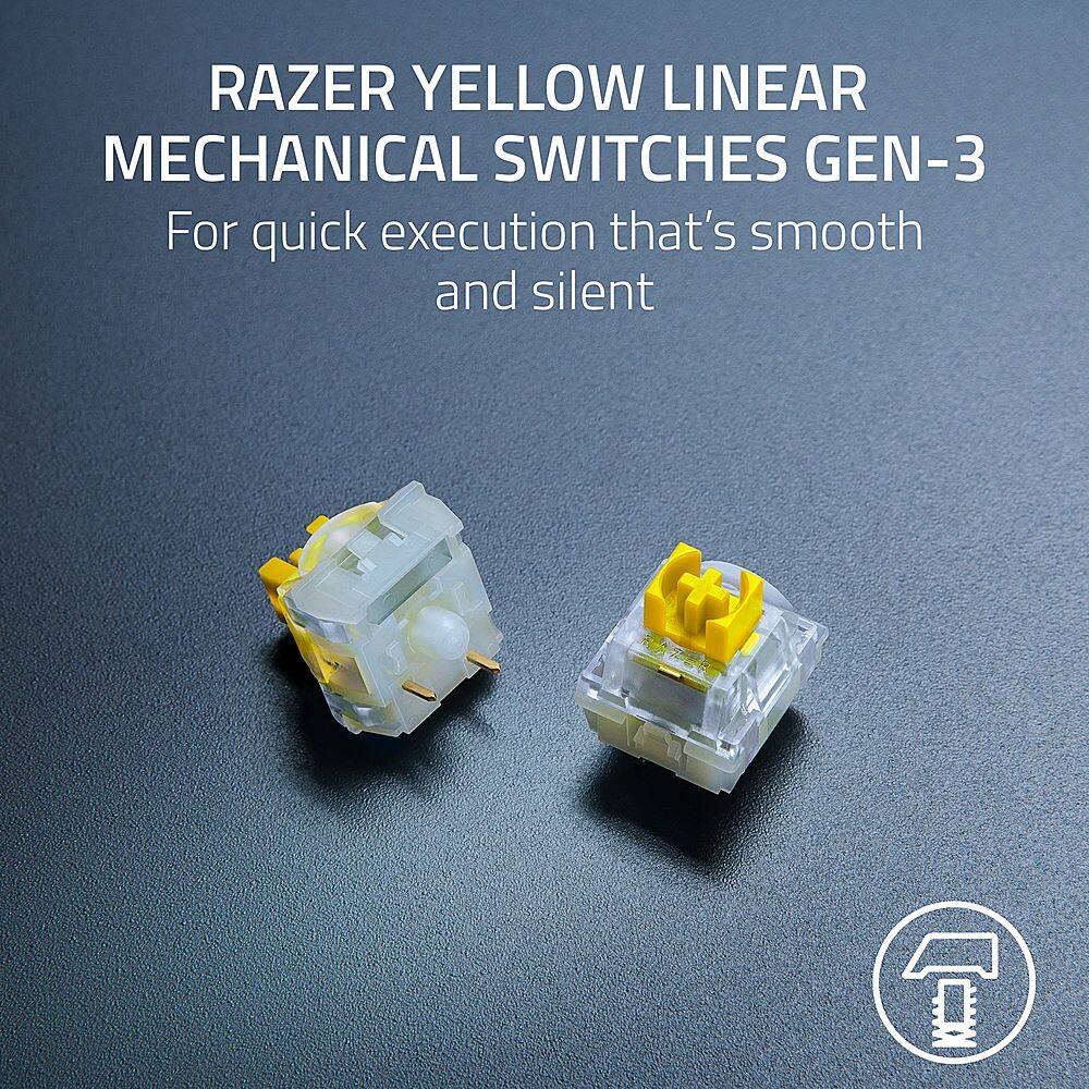 Razer BlackWidow V4 X Full Size Wired Mechanical Green Clicky Switch ...