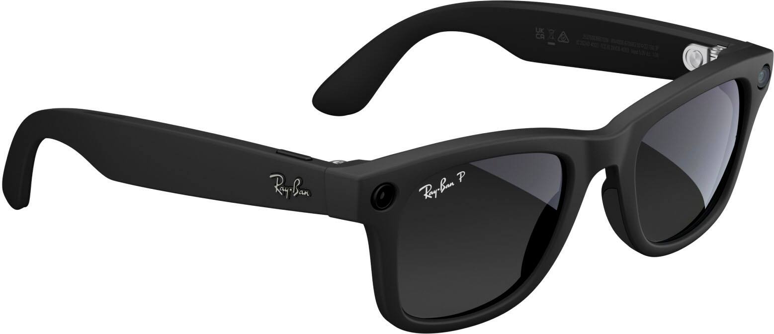 Ray-Ban Meta Wayfarer Large Smart Glasses With Meta Ai, Audio, Photo ...