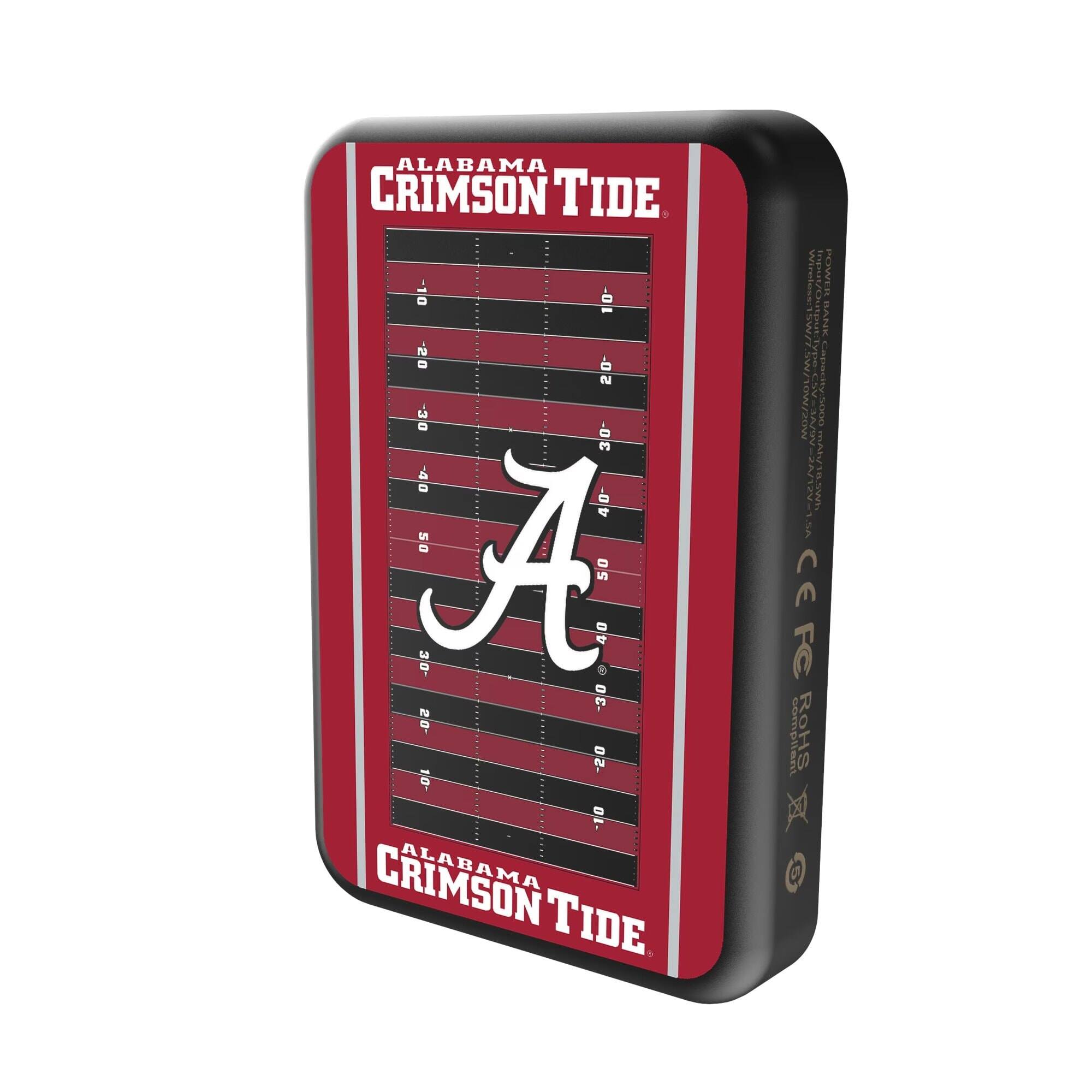 Keyscaper Alabama Crimson Tide Wireless Magnetic Power Bank Black ...