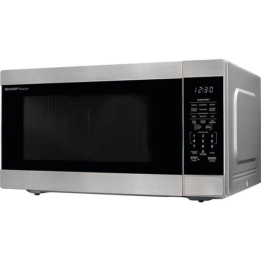 Questions and Answers: Sharp 2.2 Cu.ft Countertop Microwave Stainless ...