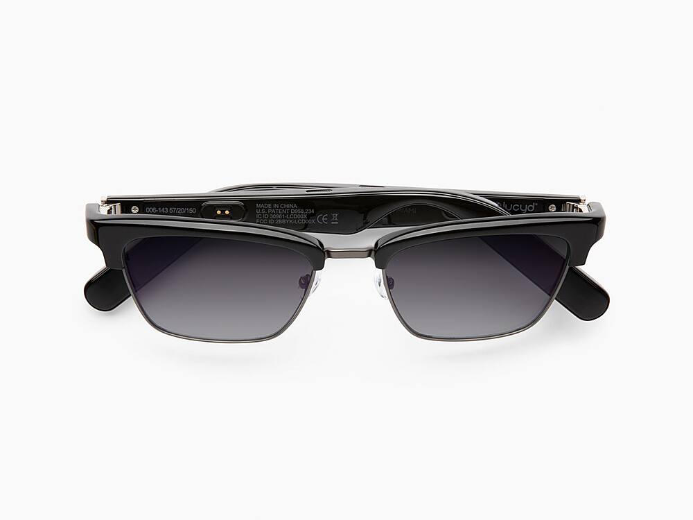 Lucyd Lyte Clubmaster Wireless Connectivity Audio Sunglasses Earthbound ...
