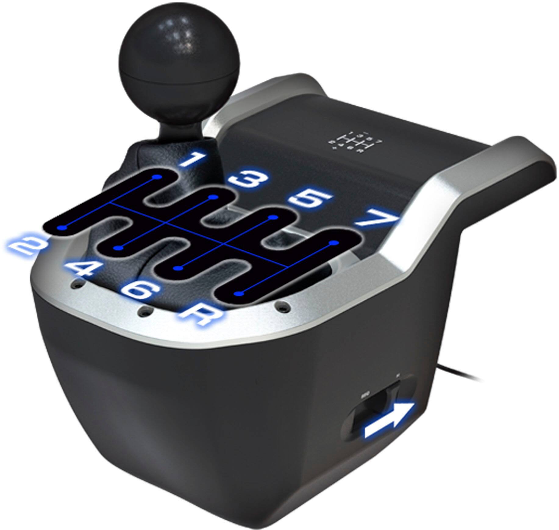 Hori 7 Speed Racing Shifter for PC (Windows 11/10) Black HPC-042U ...