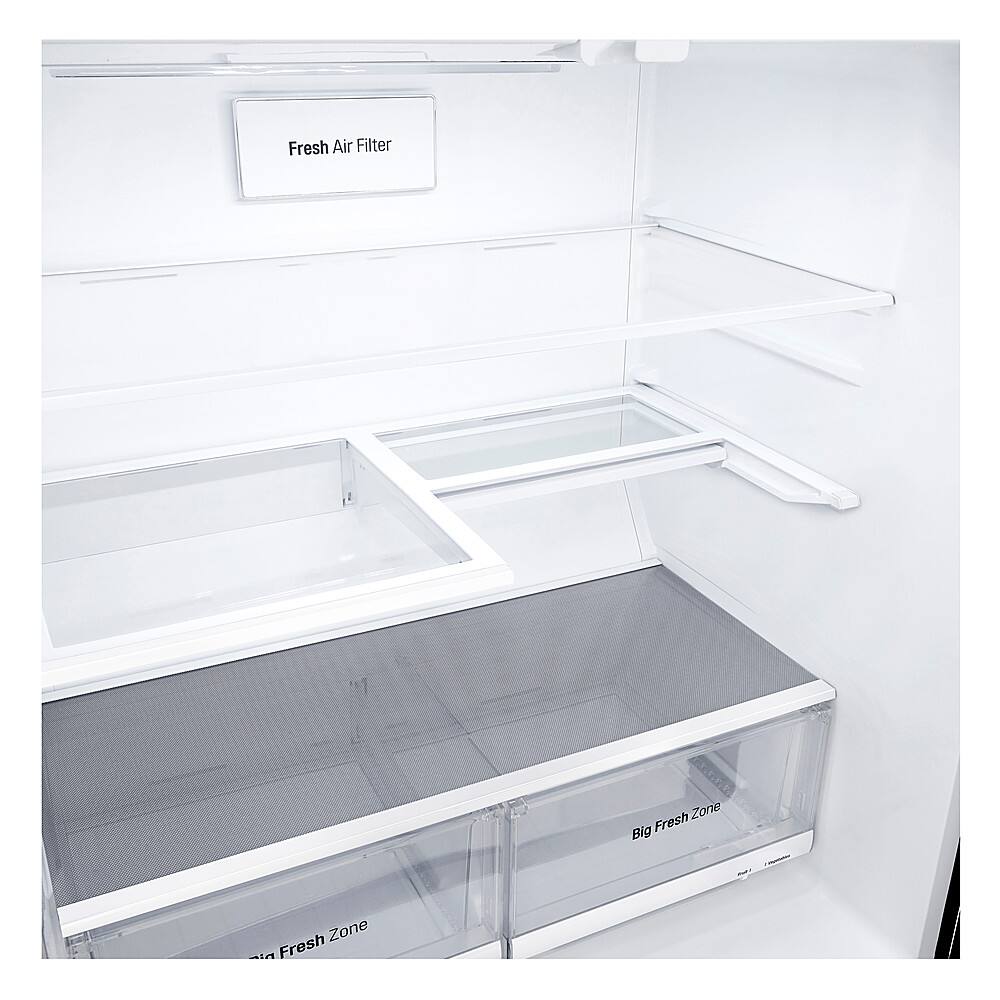 Best Buy: LG 18.3 Cu. Ft. 4-Door French Door Counter-Depth Smart ...