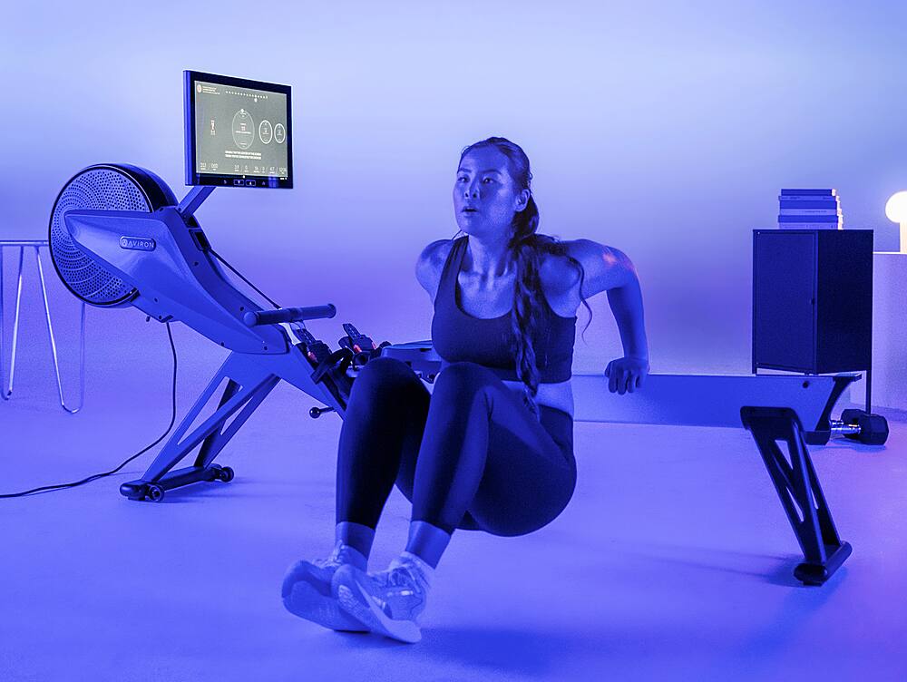 Best Buy: Aviron Game-Based Smart Rowing Machine Grey ISRA