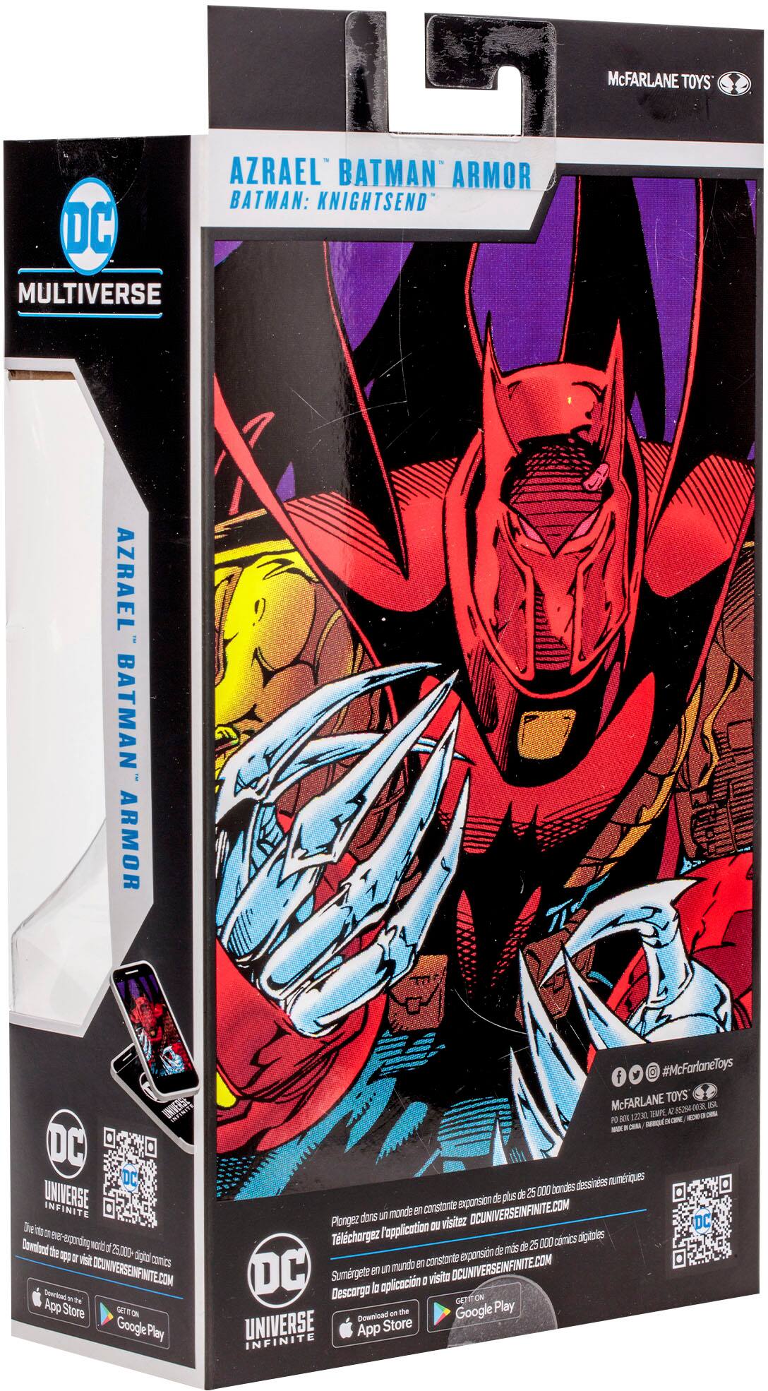McFarlane Toys 7" Figure Azrael Batman Armor (Batman: Knightsend) DC Multiverse 17107 - Open Box ...