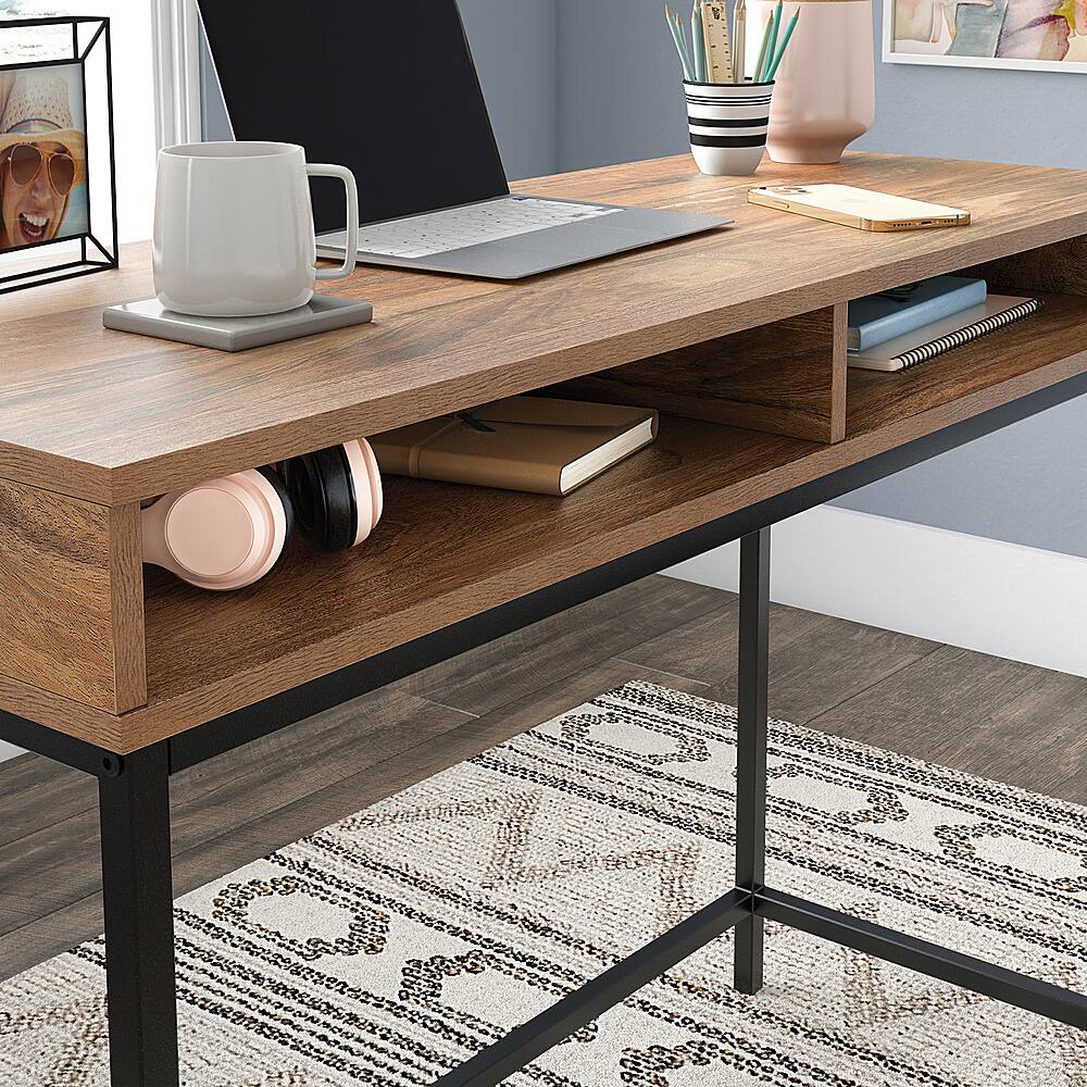 Sauder North Avenue Writing Desk Sm 3a SGS Mixed Mat Sindoori Mango ...