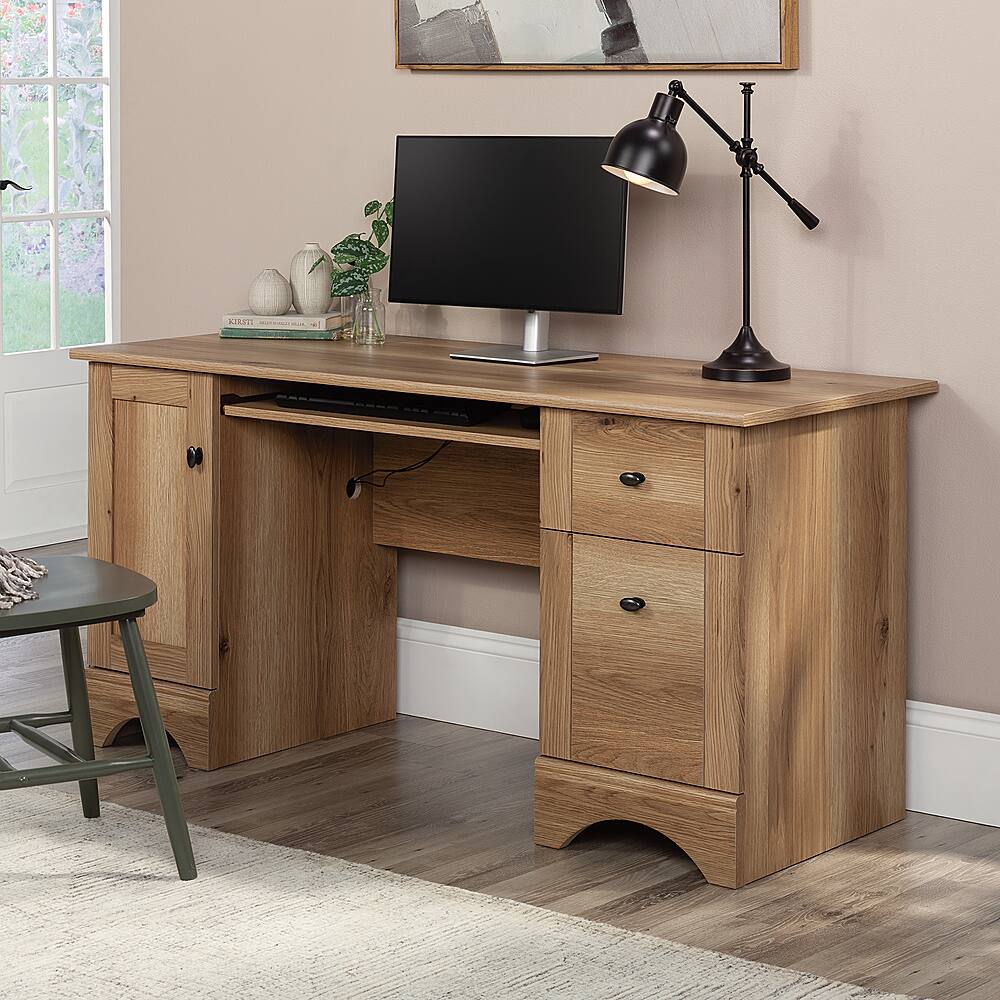 Best Buy: Sauder Computer Desk To Timber Oak 433952