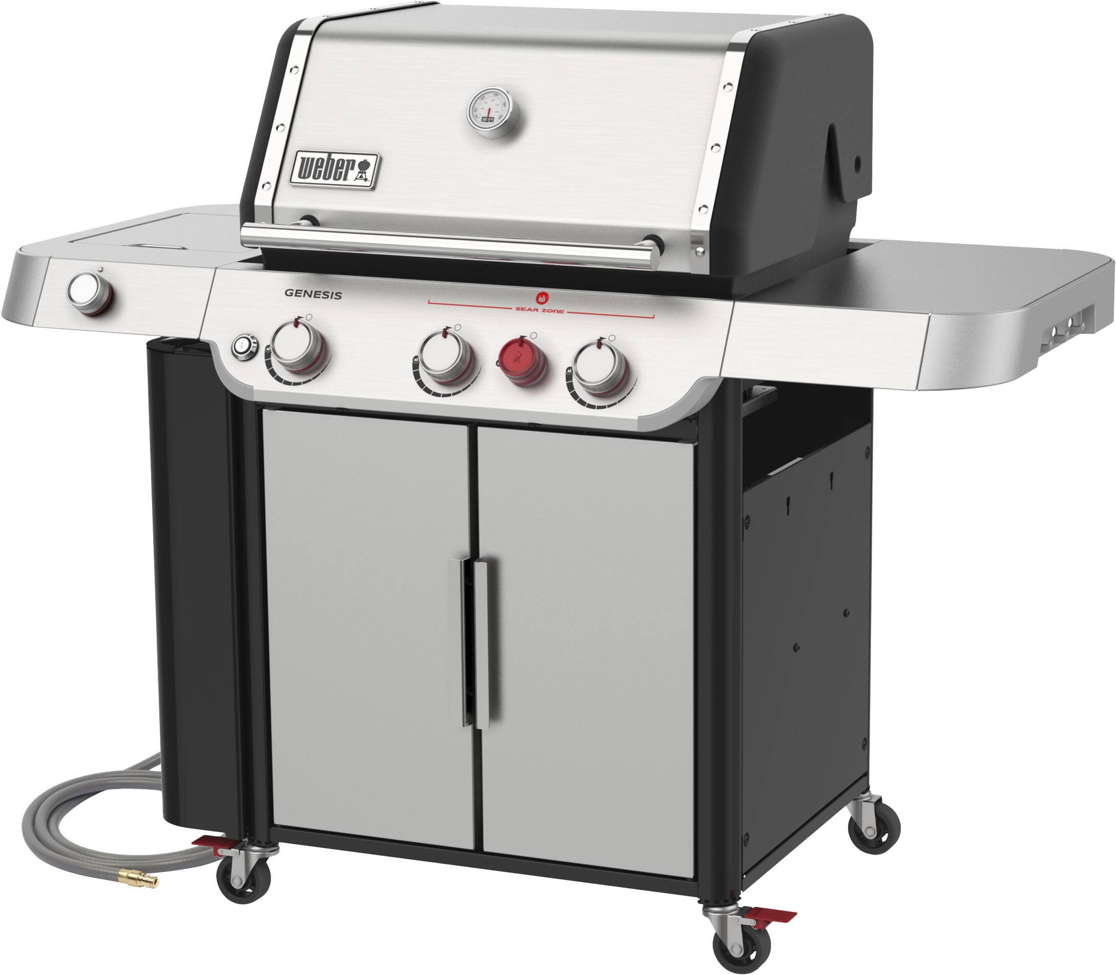 Weber GENESIS S 335 Natural Gas Grill Stainless Steel 1500538 - Best Buy