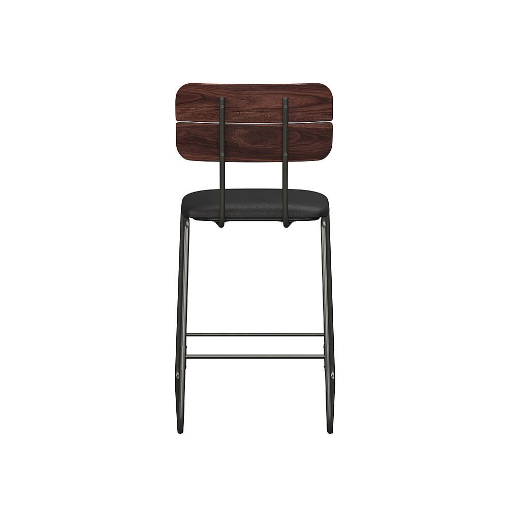 Best Buy: Walker Edison Modern Counter-Height Mixed-Material Barstool ...