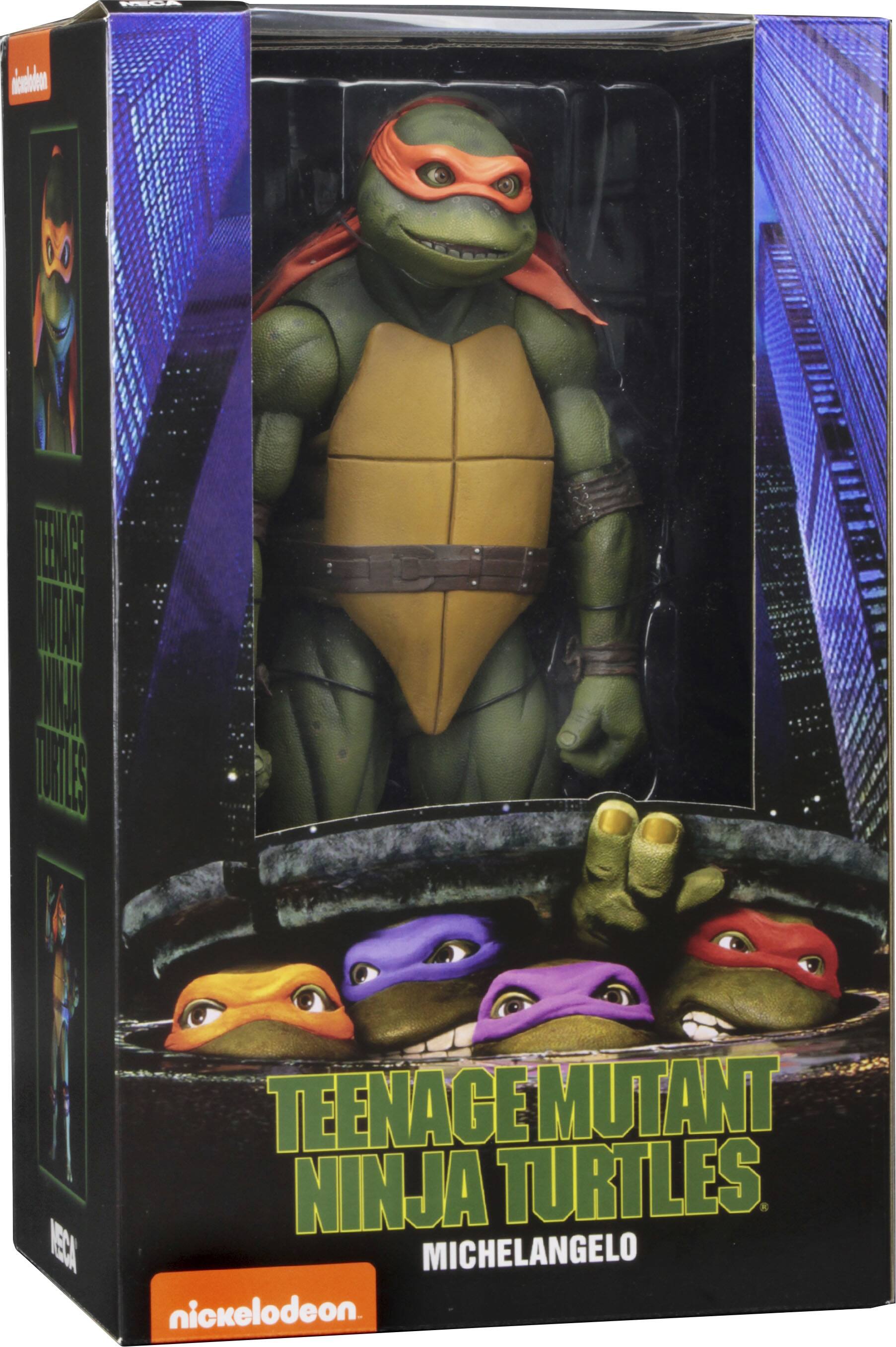 NECA Teenage Mutant Ninja Turtles 1/4 Scale Action Figure Michelangelo (1990 Movie) 54054 - Best Buy