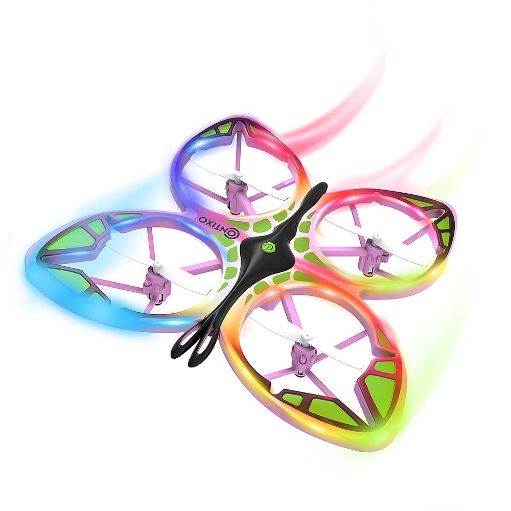 Customer Reviews: Contixo RC Light up Butterfly Drone Pink TD2-Pink ...