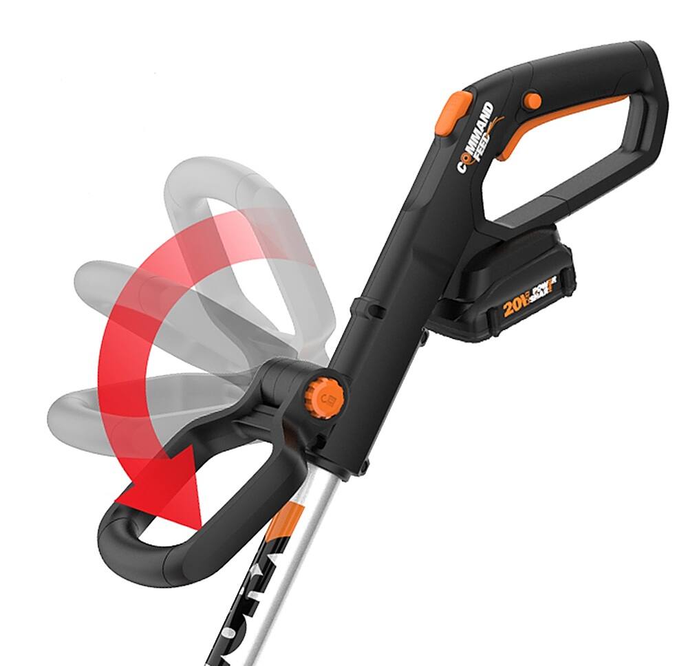 Worx 20v 12 Cordless Straight Shaft Grass Trimmer And Edger 1 X 20 Ah Battery And 1 X Charger