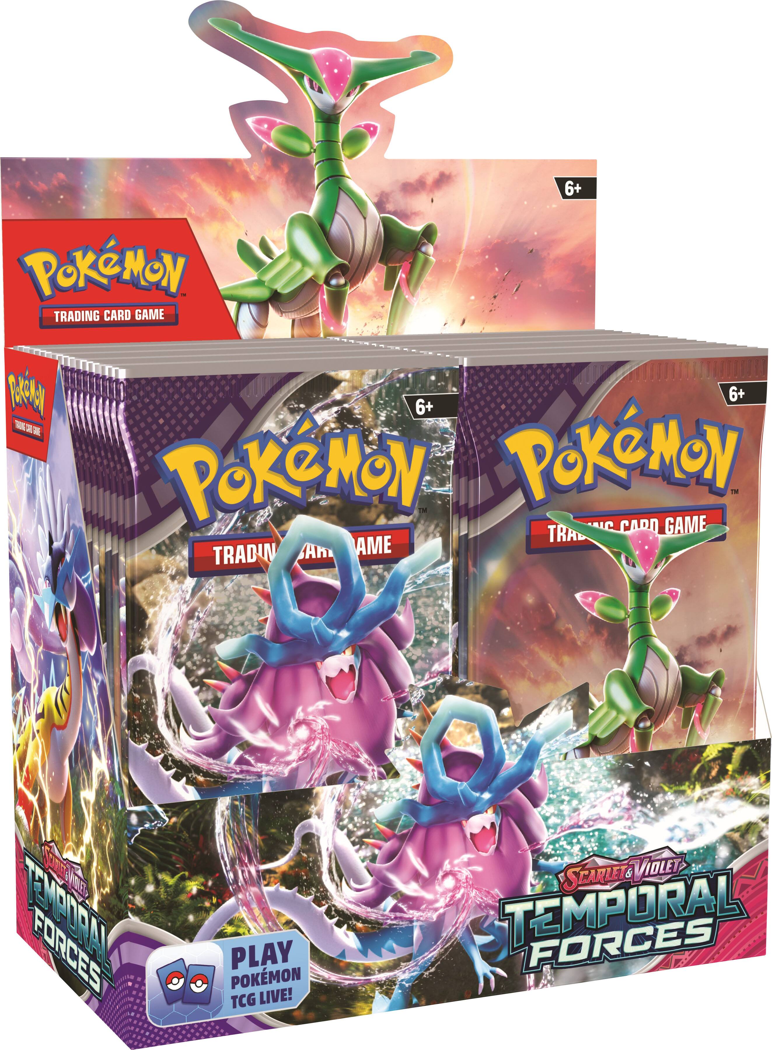 Pokémon Trading Card Game: Scarlet & Violet— Temporal Forces Booster ...