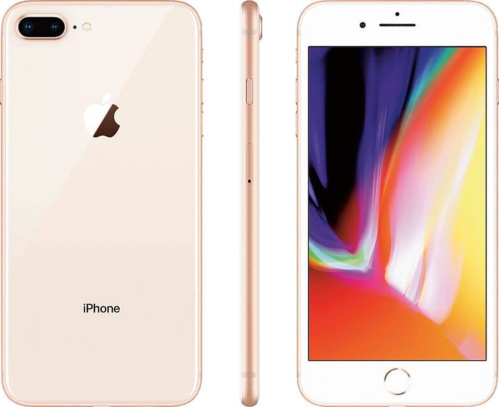 Best Buy: Apple Geek Squad Certified Refurbished iPhone 8 Plus 64GB ...