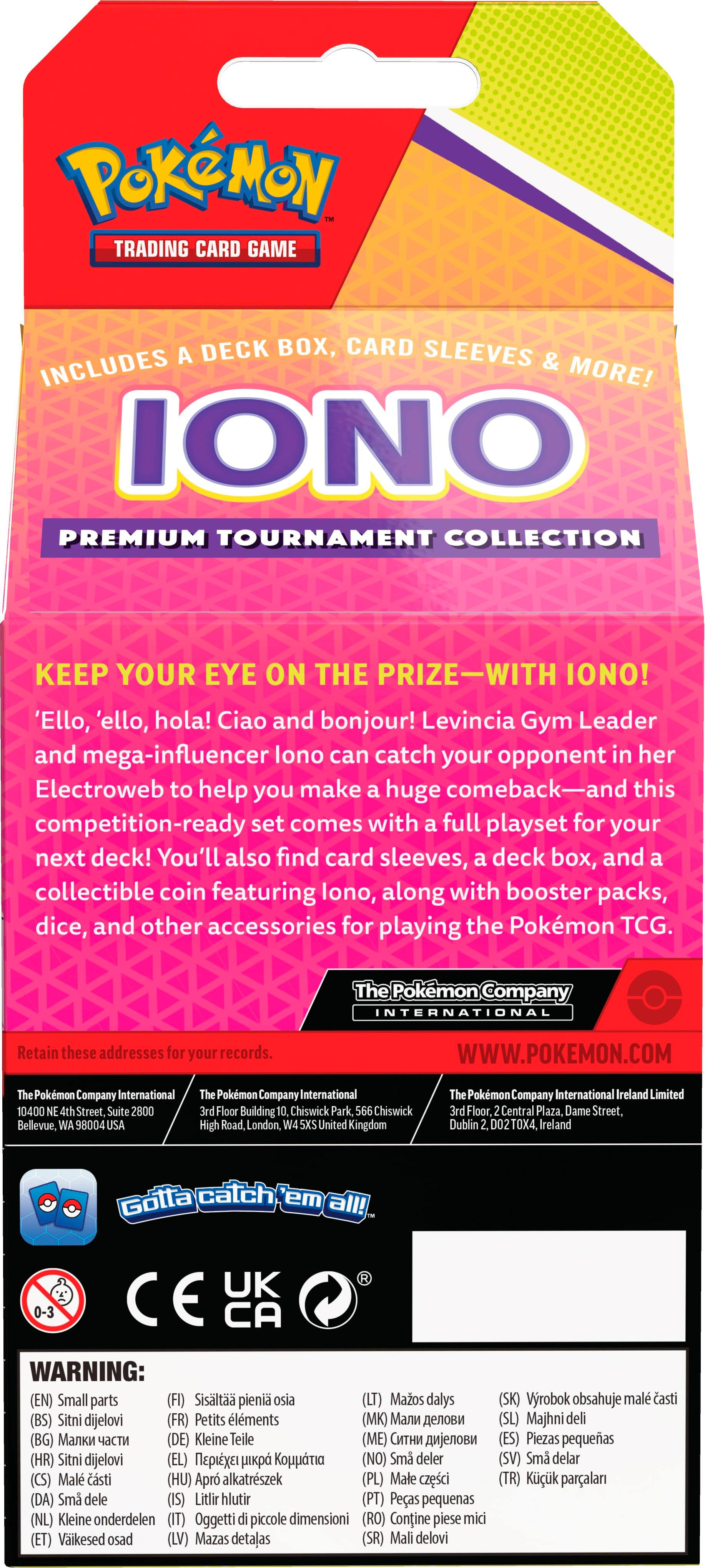 Pokémon Trading Card Game: Iono Premium Tournament Collection 290-87748 ...