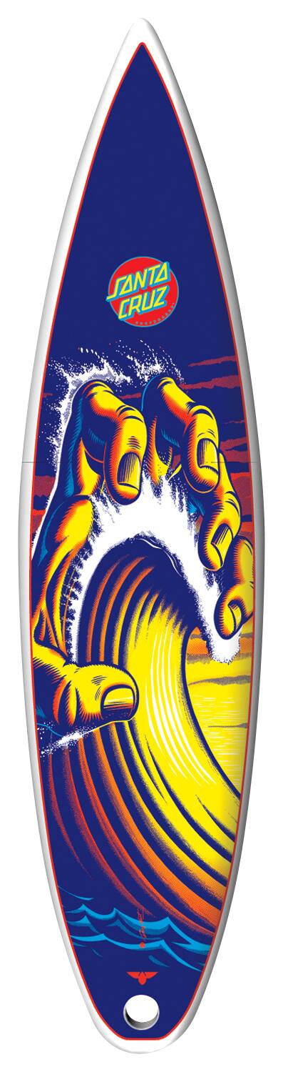 Best Buy: Unbranded Santa Cruz Hand Wave 16GB USB 2.0 Flash Drive ...