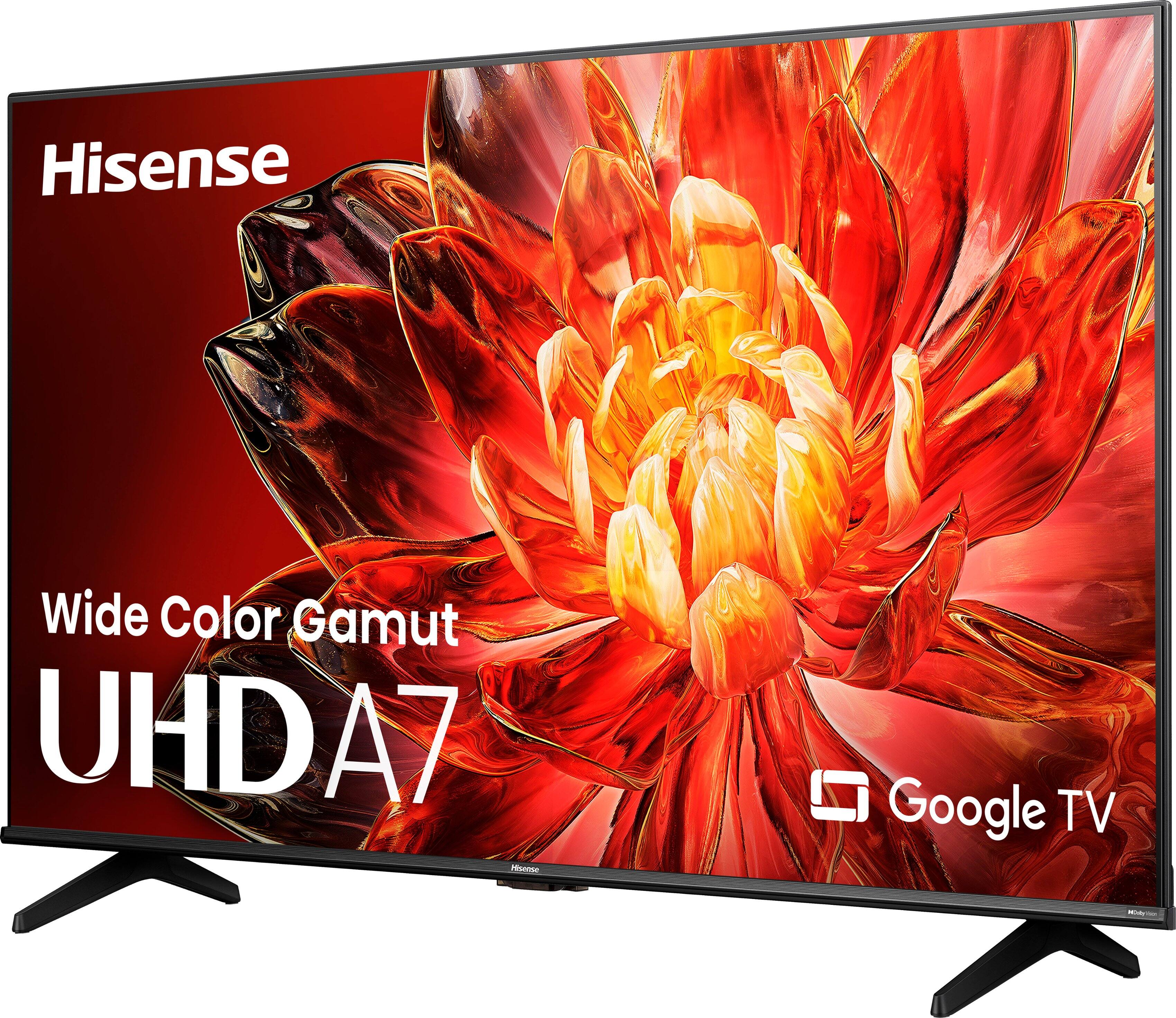 Hisense 55" Class A7 Series LED 4K UHD HDR WCG Smart Google TV (2024 ...