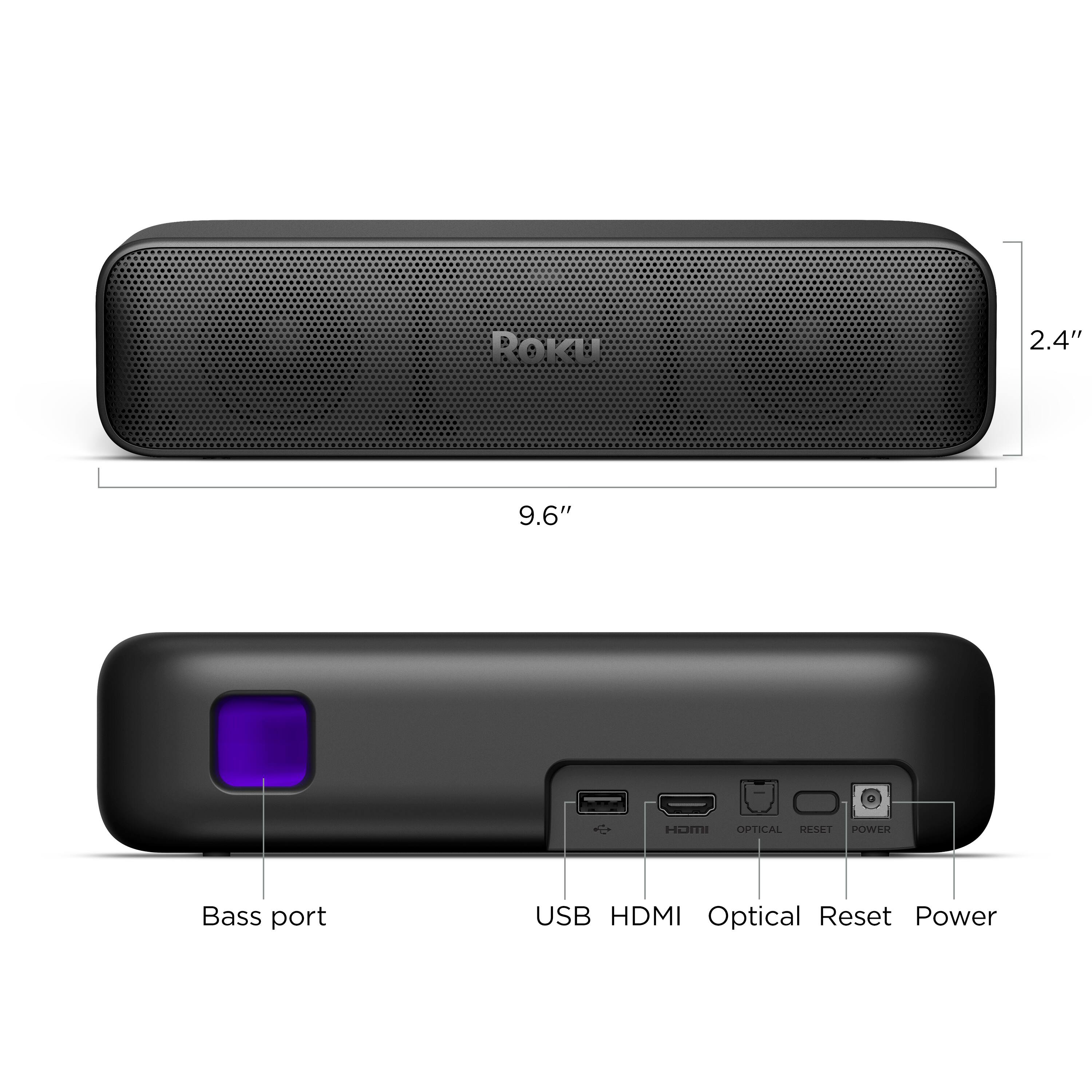Roku Streambar Se | 2-In-1 Tv Soundbar With Built-In Streaming, Premium ...