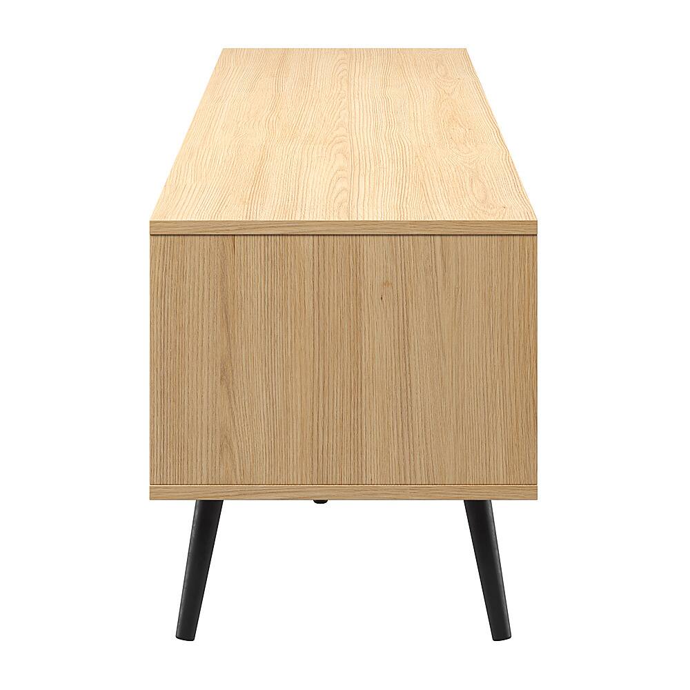 Best Buy: CorLiving Light Wood TV Stand, TVs up to 85" Light Brown LFF ...