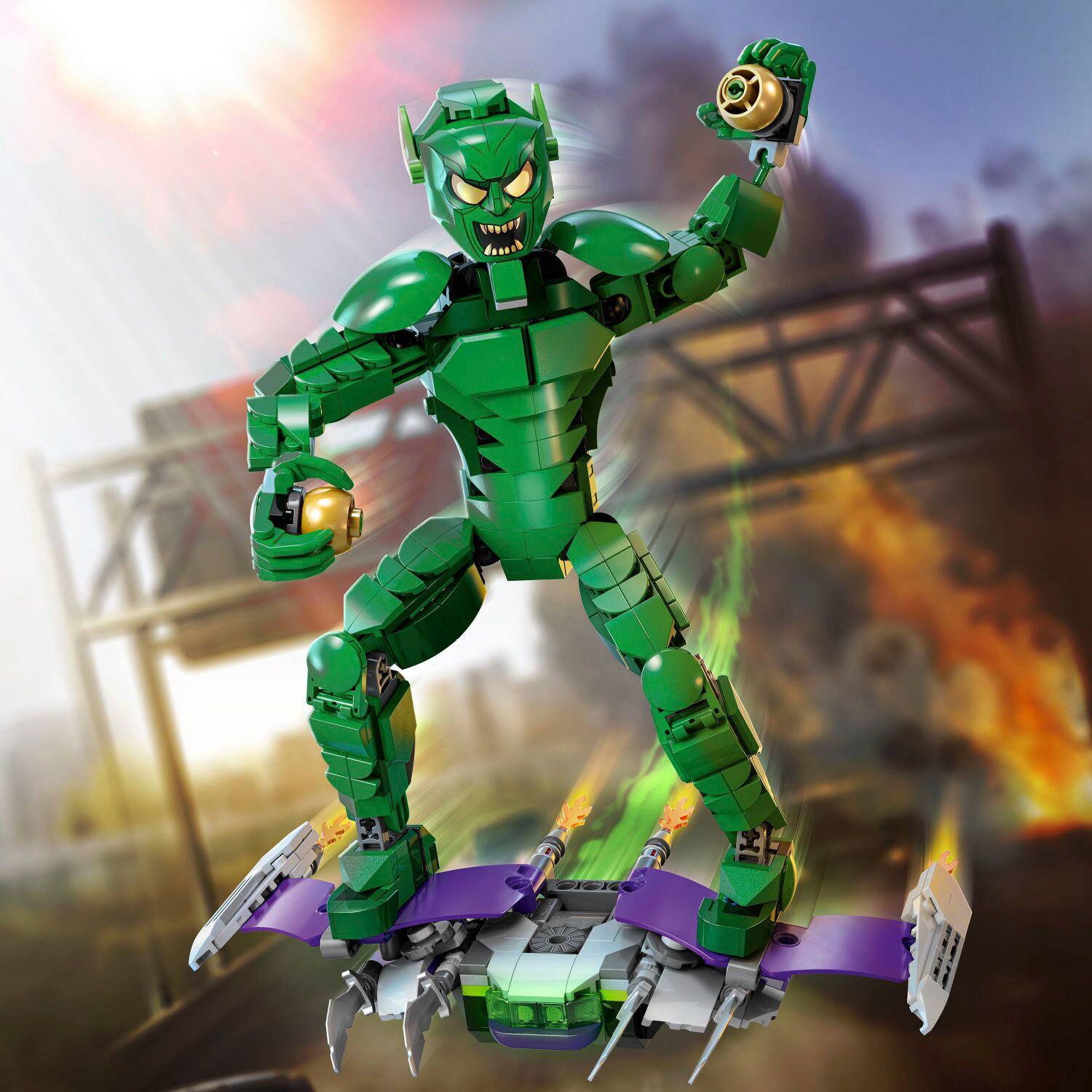 LEGO Marvel Green Goblin Construction Figure Building Toy 76284 6471517 ...