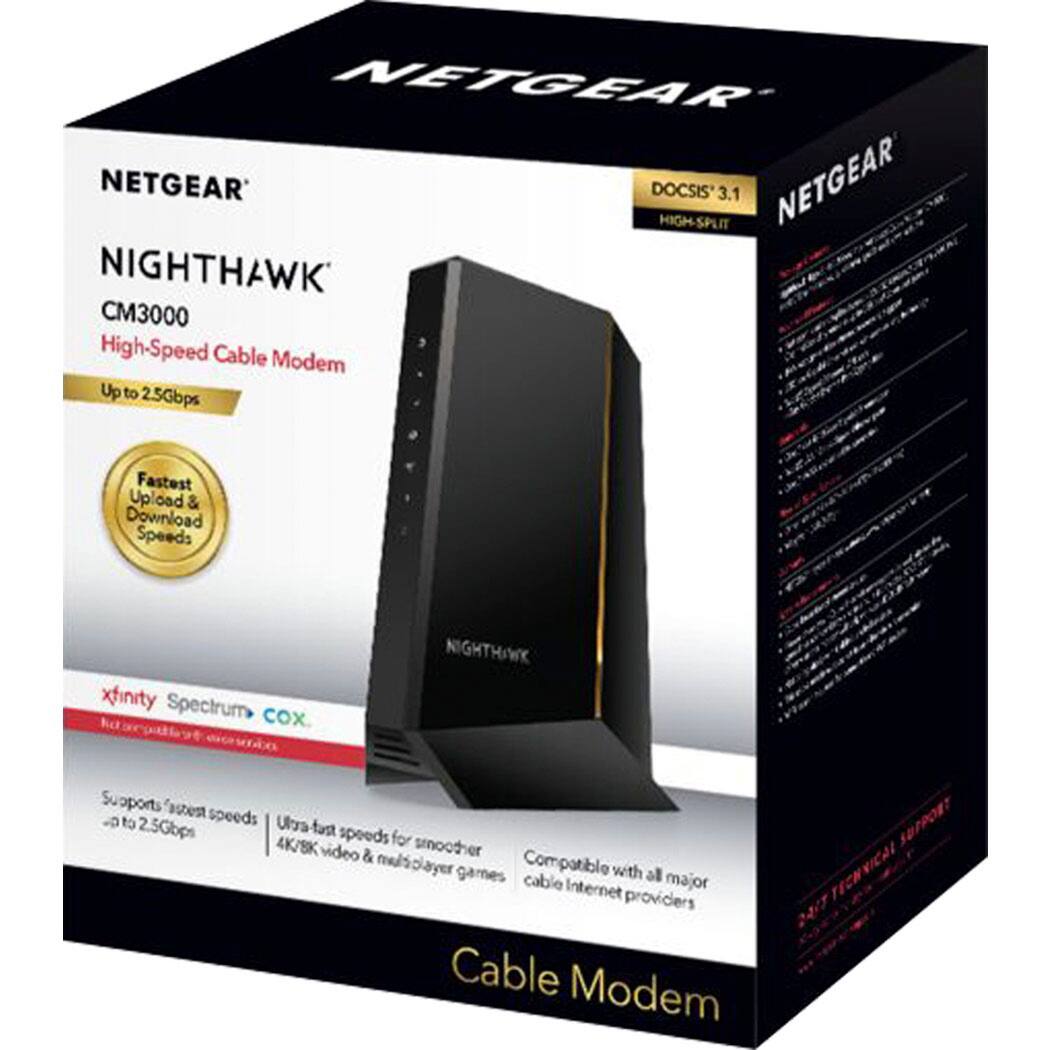 Questions and Answers: NETGEAR Nighthawk Mid/High-Split DOCSIS 3.1 ...