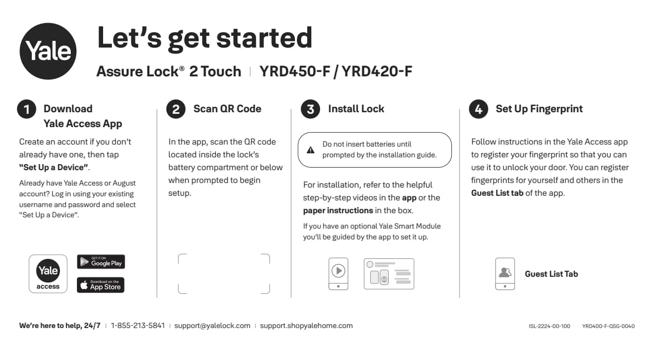 Customer Reviews: Yale Assure Lock 2 Smart Lock Wi-Fi Deadbolt with ...