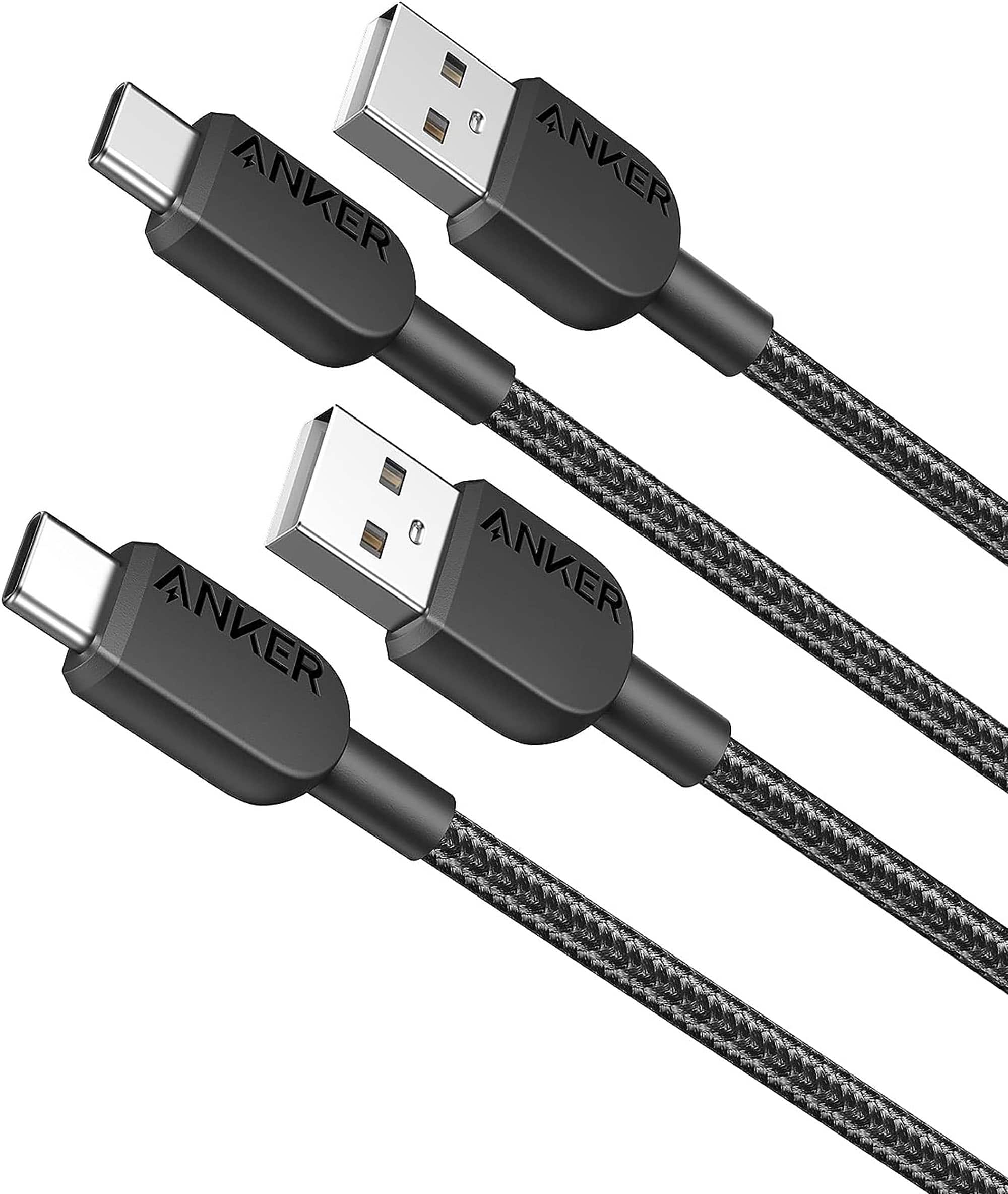Best Buy: Anker USB C Cable, [2 Pack, 3ft] Black B81G5011