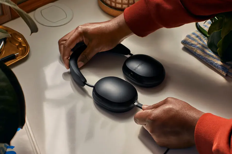 Sonos Ace Wireless Over The Ear Headphones With Active Noise Cancellation Each Black