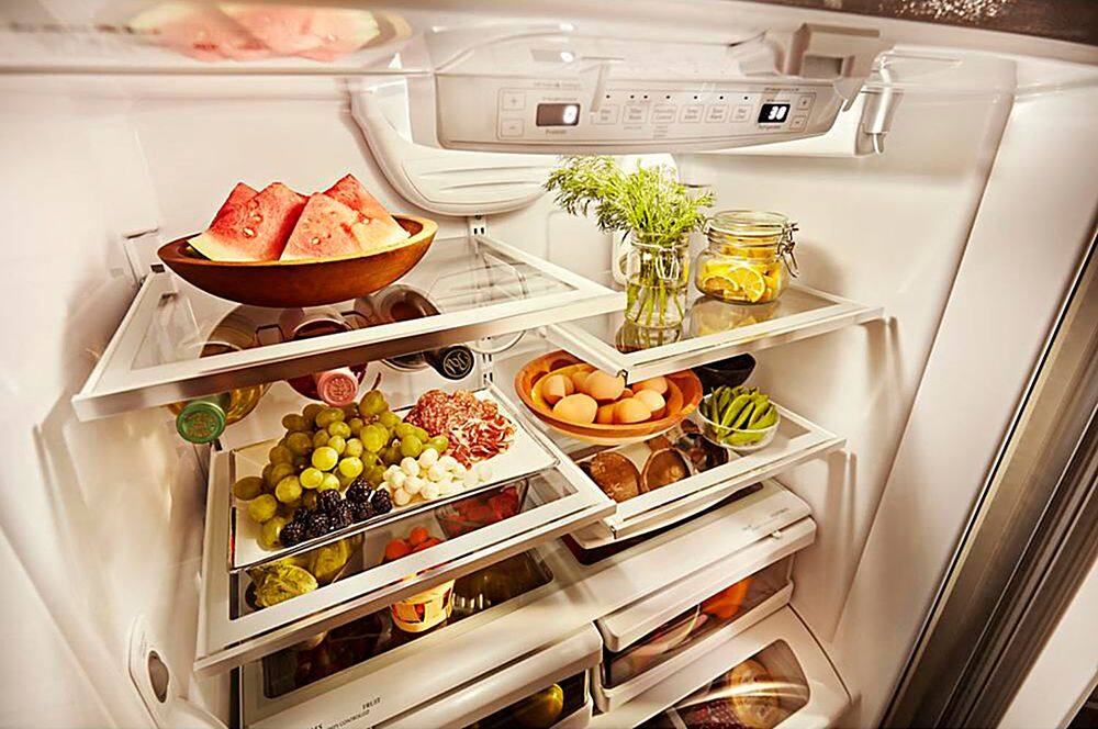 KitchenAid 20 Cu. Ft. French Door Counter Depth Refrigerator Stainless ...