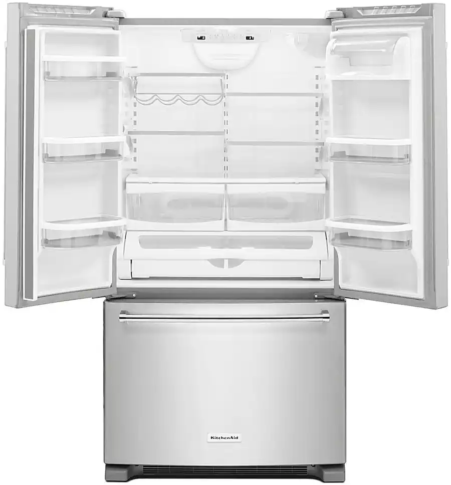 KitchenAid 20 Cu Ft French Door Counter Depth Refrigerator Stainless kitchenaid-20-cu-ft-french-door-counter-depth-refrigerator-stainless