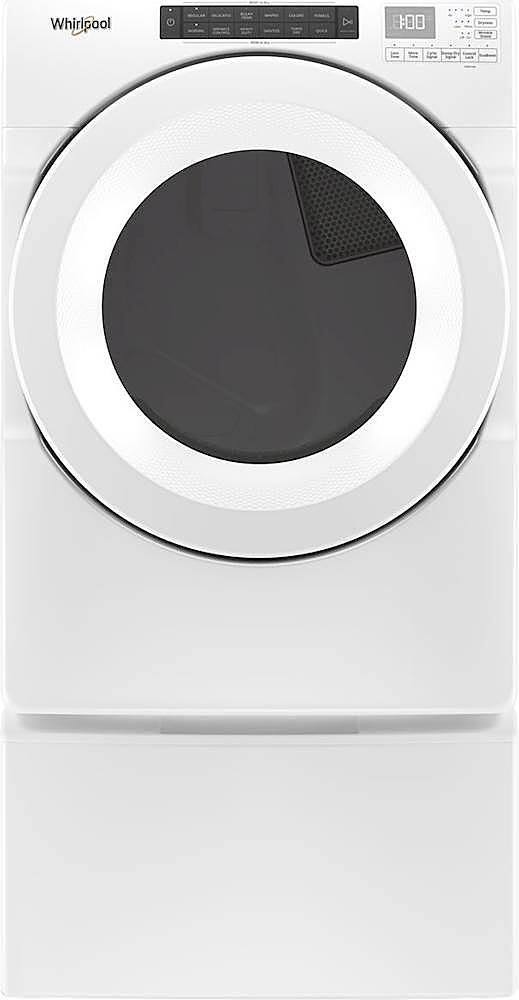 Whirlpool 7.4 Cu. Ft. Stackable Gas Dryer with Wrinkle Shield Option ...