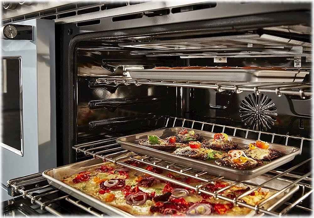 KitchenAid 6.3 Cu. Ft. Freestanding Double Oven Dual Fuel True ...