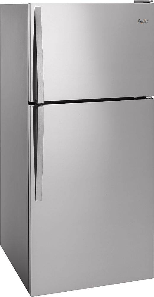 Whirlpool 18.3 Cu. Ft. Top Freezer Refrigerator Stainless Steel OBX ...