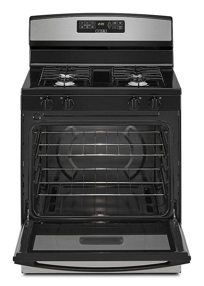 Amana 5.1 Cu. Ft. Freestanding Gas Range with Bake Assist Temps ...